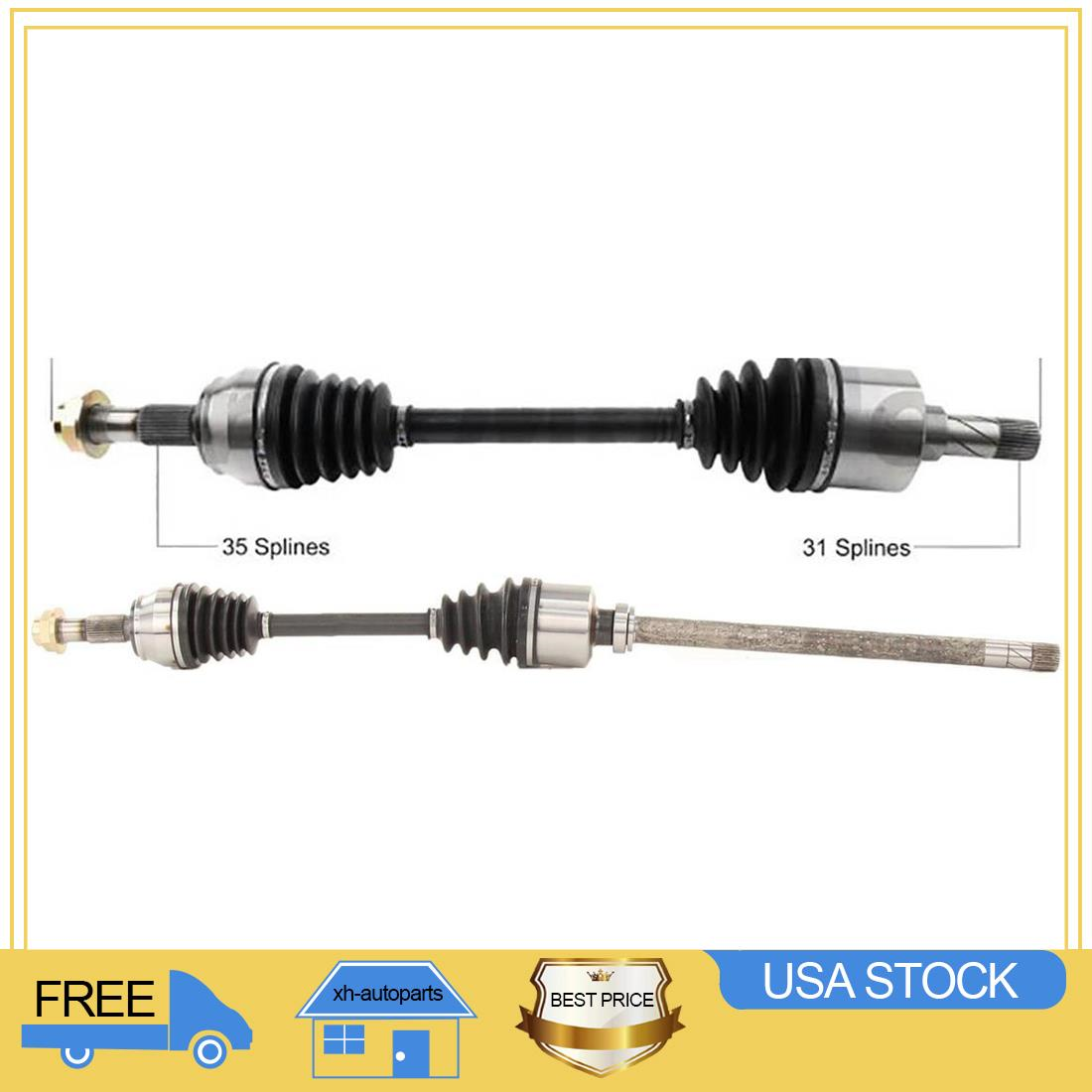 TrakMotive CV Axle Shaft 2x fits from 2014 to 2017 Ram ProMaster 1500 ...