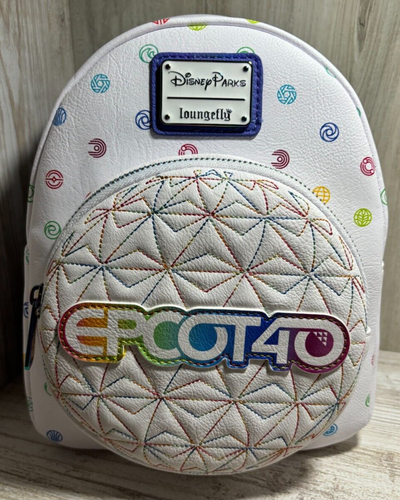 Disney Parks Loungefly Epcot 40th Anniversary Spaceship Earth Mini ...