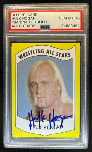 Reprint Card Hulk Hogan PSA/DNA Certified Autograph Auto PSA 10 | eBay