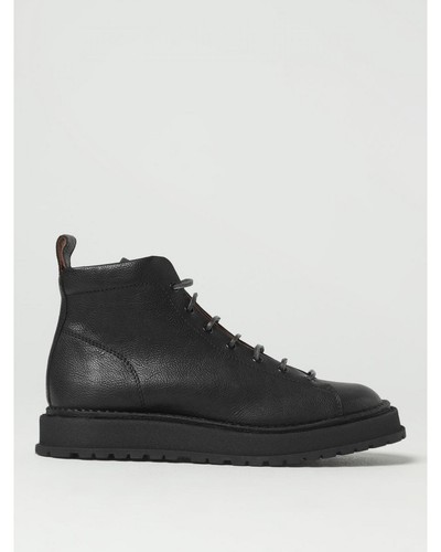 Buttero LaceUp Leather Boots Men Black | eBay
