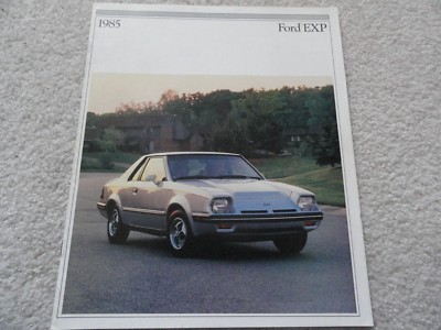 1985 Ford EXP Sales Brochure | eBay