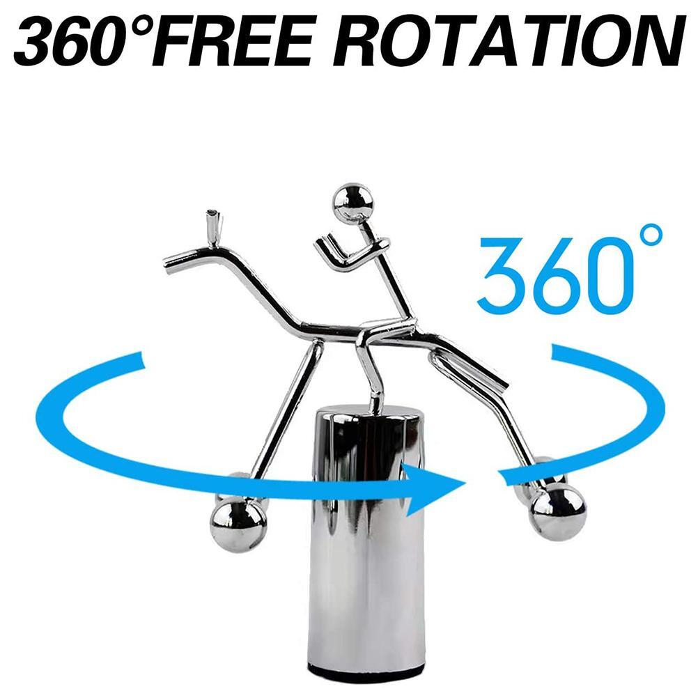 Metal Art Balance Toy Mini Steel Balance Desk Decor Balancing Science ...