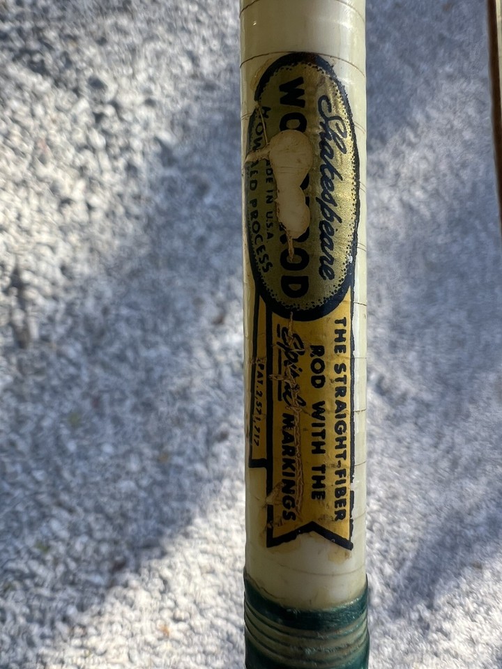 Vintage Shakespeare Wonderod Fly Fishing Rod FYD-120 8'6" | eBay