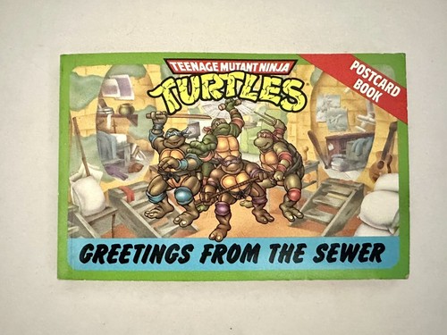Teenage Mutant Ninja Turtles Postcard Book 1990 "Greetings from the ...