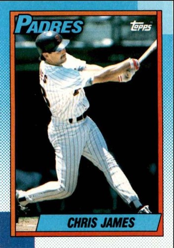 1990 Topps Baseball Cards Chris James San Diego Padres #178 | eBay