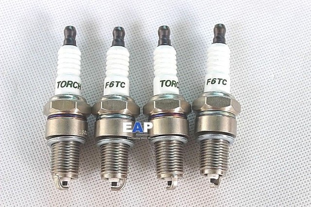 4pcs Spark Plug Torch F6TC Same as (ngk Bp6es) for Honda Gx160gx390 for ...