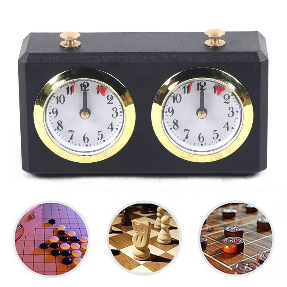 Chess Clock Alarm Chess Timer Mechanical Analog Chess Clock for Board ...