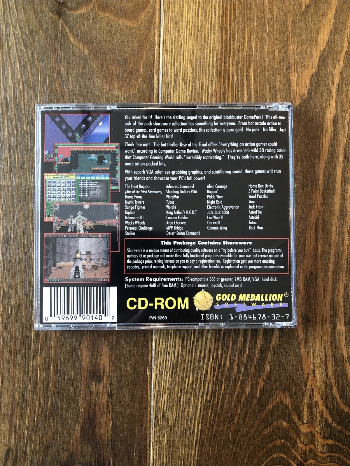 Gold Medallion Game Pack 2, 37 Best VGA Games (PC-Dos, CD-Rom, Jewel ...