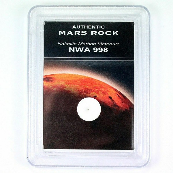 Authentic Mars Rock - NAKHLITE Martian Meteorite NWA 998 for sale ...