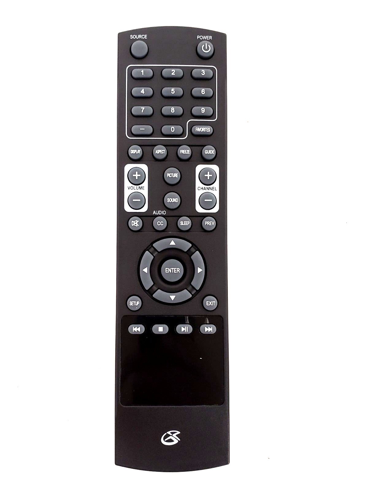 Original GPX TV Remote Control TU6536B Te1384b for sale online | eBay