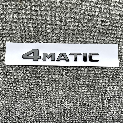 1PCS Gloss Black 4MATIC Emblem 2017+ Rear Trunk Lid Badge AMG Fits ...