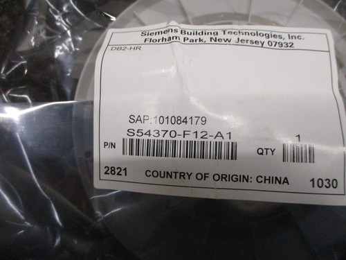 SIEMENS DB2-HR DETECTOR BASE P/N S54370-F12-A1 SAME DAY for sale online ...