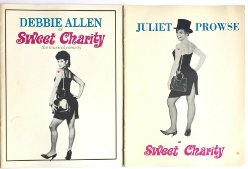 "SWEET CHARITY" SET OF 2 ORIGINAL THEATRE PROGRAMS JULIET PROWSE ...