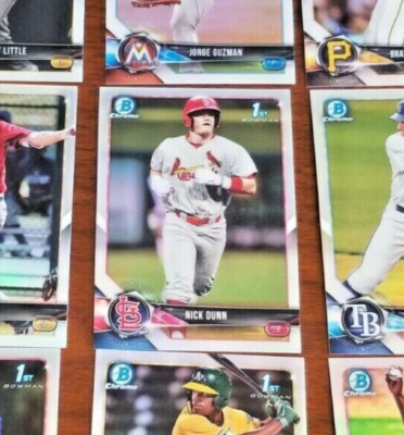 NICK DUNN 2018 BOWMAN DRAFT CARD #BDC-149 CARDINALS (FIRST ROOKIE ...