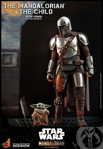 HOT TOYS TMS015 THE Mandalorian and The Child (Deluxe Version) 1/6 New ...