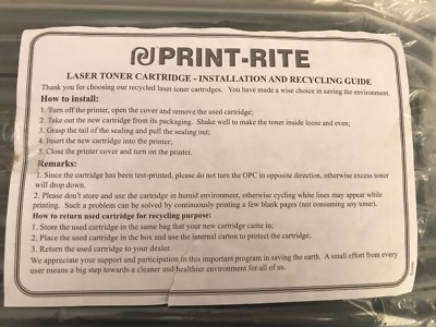 Print-Rite Compatible Laser Toner Cartridge | eBay Australia