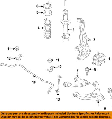FORD OEM 19-20 Ranger Front Suspension Brake Components-Hub Assy Left ...
