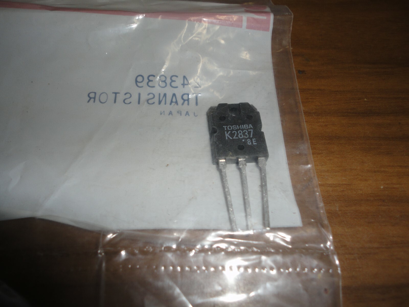 2SK2837 Original Pulled Toshiba MOSFET K2837 for sale online | eBay