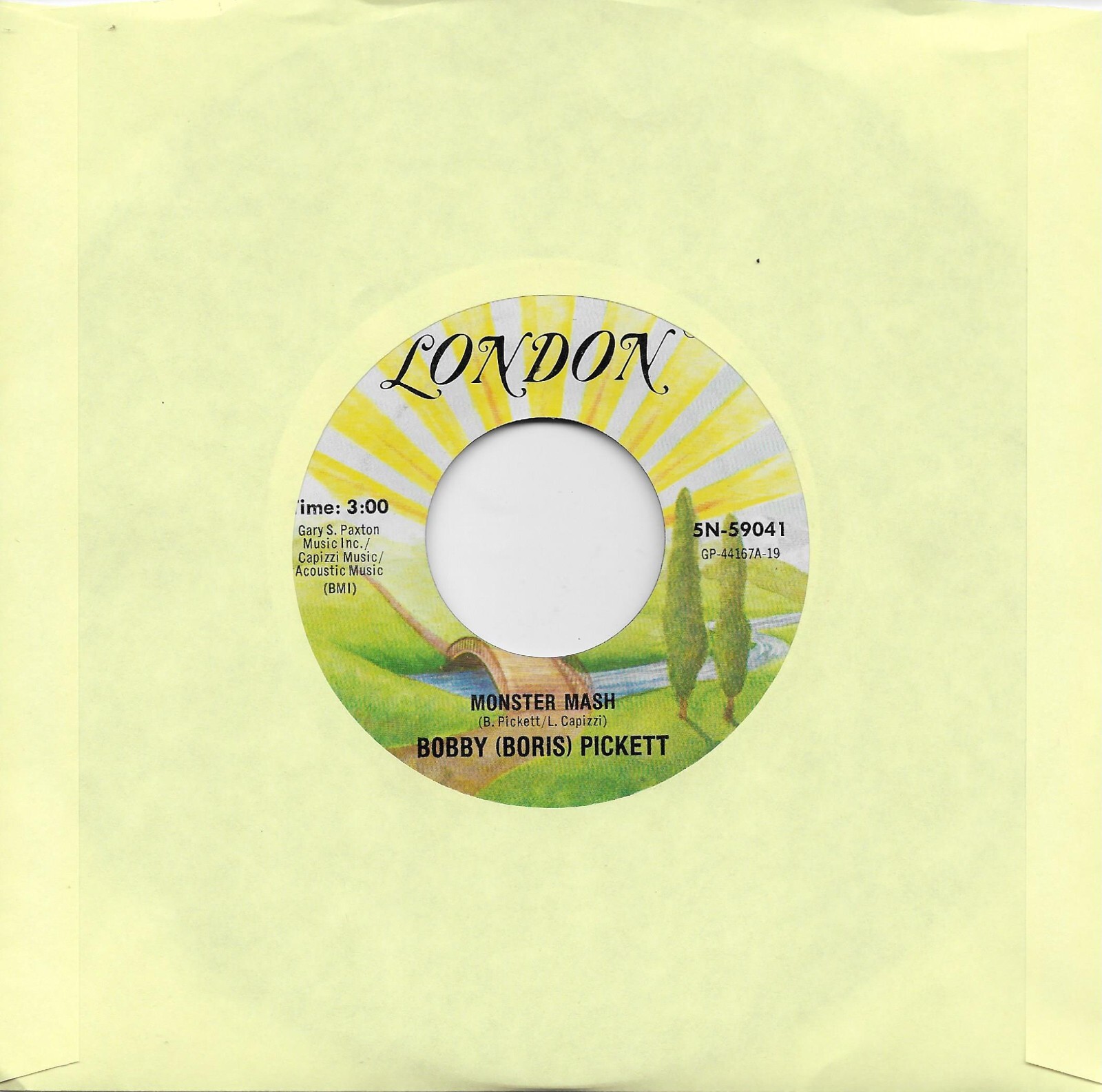 BOBBY PICKETT Monster Mash / Monster Mash Party 45 | eBay