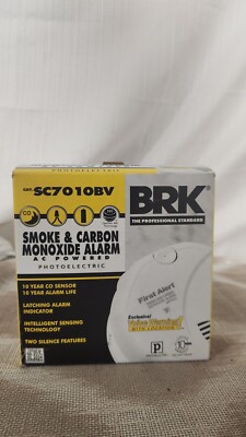 First Alert BRK SC7010BV Talking Photoelectric Smoke and Carbon ...