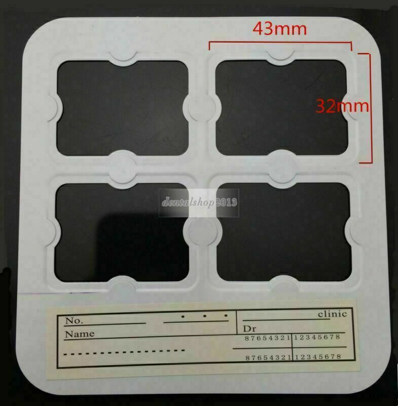 10 Slots Dental X-Ray Film Mount Frame 4 Holes 30*40mm Clinic Adult ...