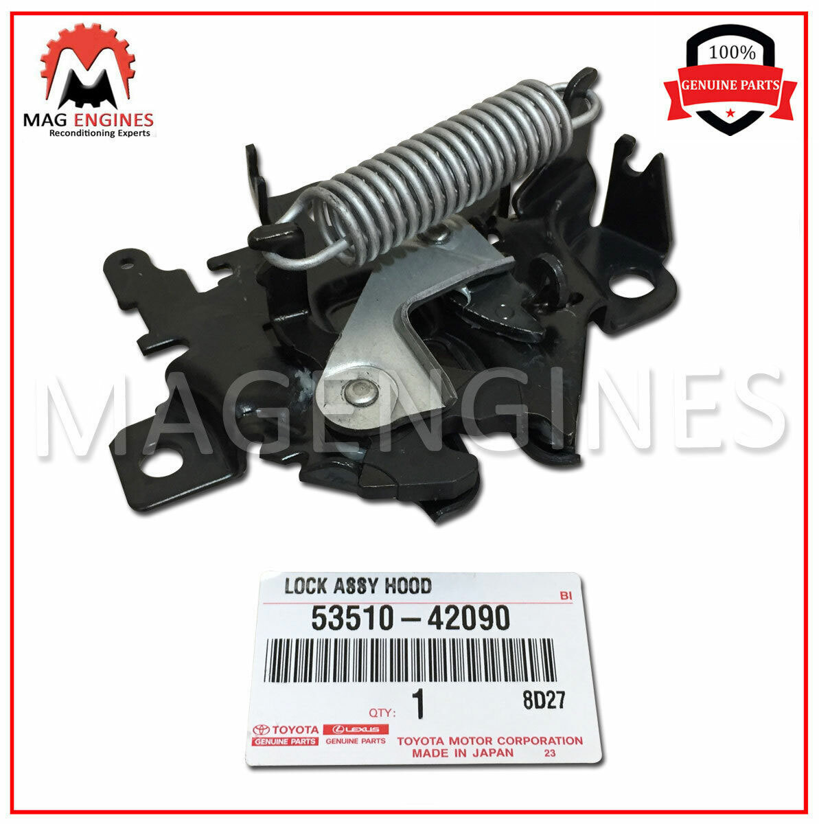 53510-42090 GENUINE OEM HOOD LOCK ASSY 5351042090 | eBay