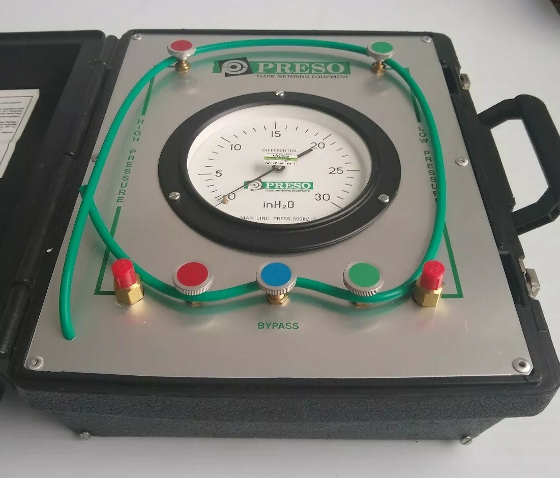 PRESO FLOW METERING EQUIPMENT 66301-1 HIGH LOW DIFFERENTIAL PRESSURE ...