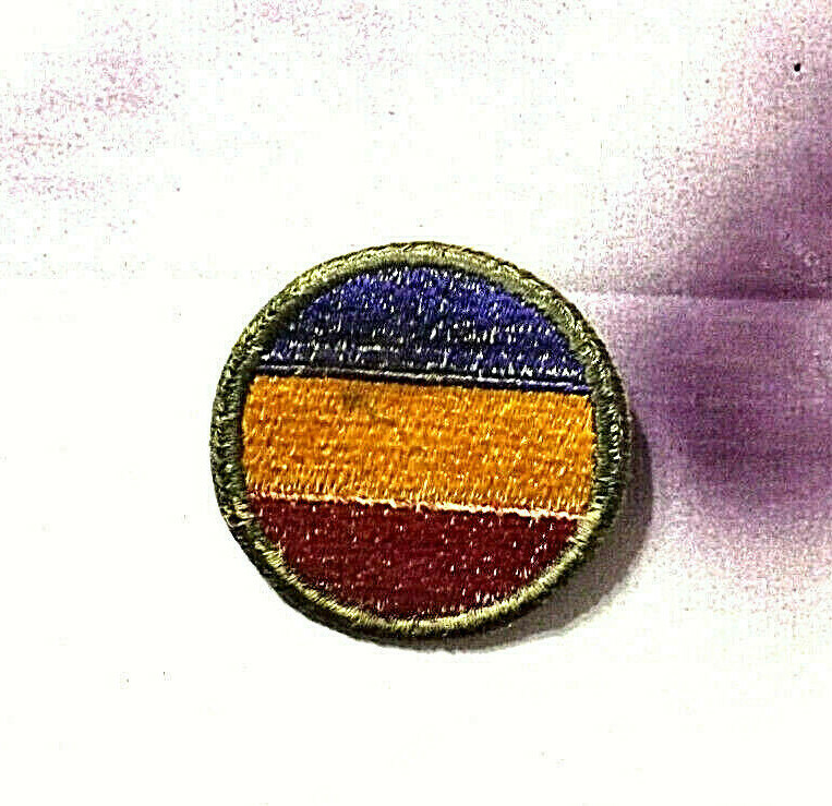 World War II Patch Circular 3 Colors 2 1/2" Diameter US ARMY (1945) | eBay