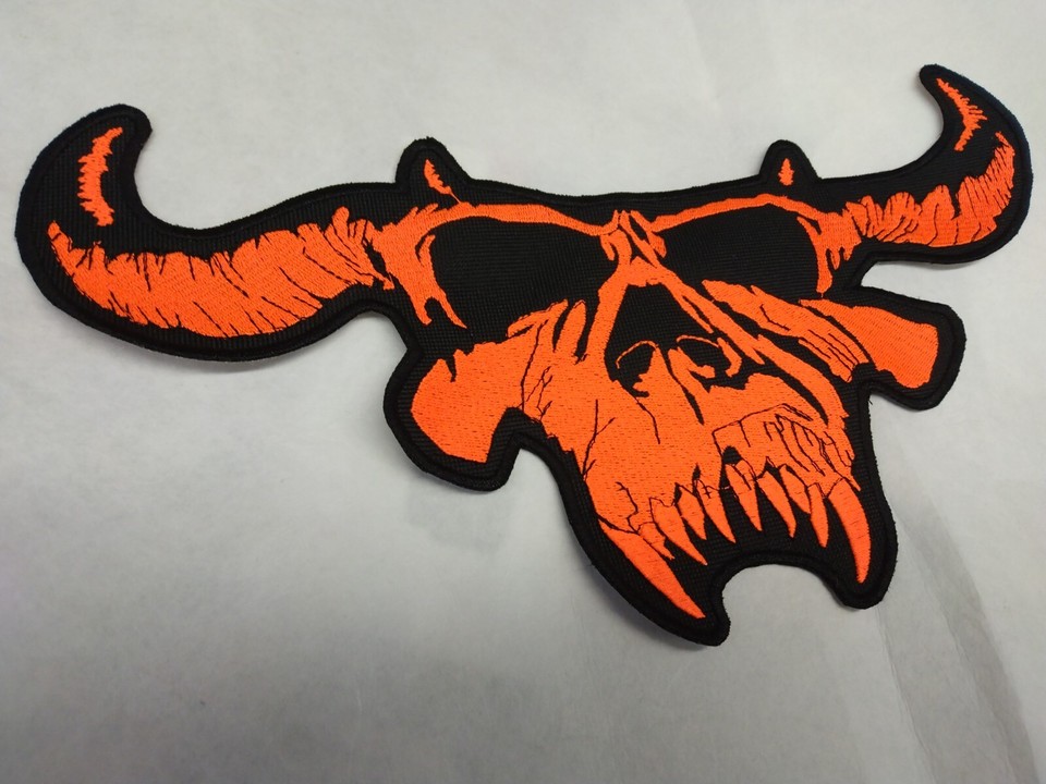 Danzig Skull Patch Embroidered BACK Patch Metal 90s Misfits Samhain Quality | eBay