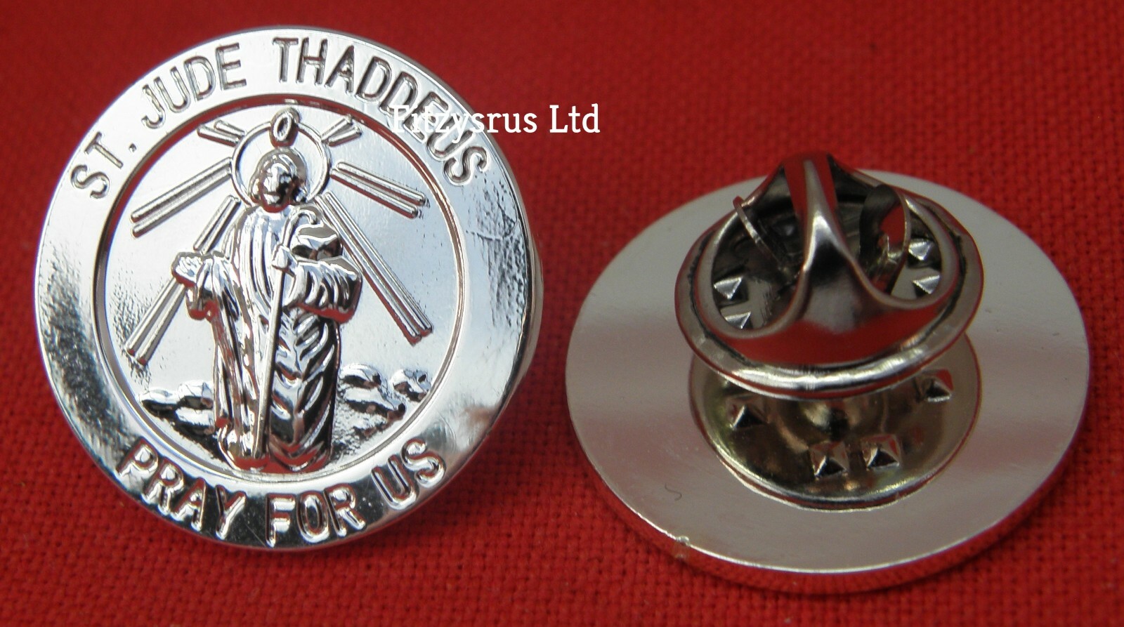 St Jude Pin Badge Thaddeus Apostle Lebbaeus Saint Brooch | eBay