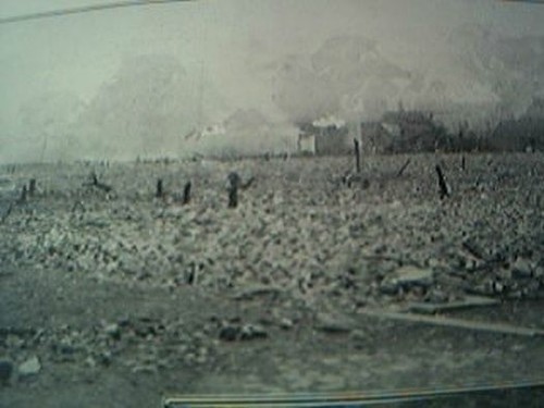 ephemera ww1 world war one picture contich under shell fire from ...