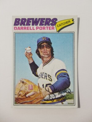 DARRELL PORTER 1977 TOPPS BASEBALL #214 MILWAUKEE BREWERS | eBay