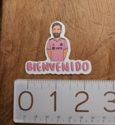 ⚽LIONEL MESSI STICKER Inter Miami Sticker Lionel Messi Decal Argentina ...