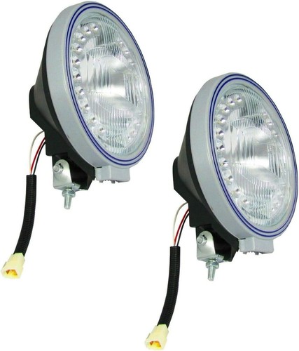 2x 24v 9" Halogen Truck Spotlight White Fog Led Lights Foglight Lamp for lorry | eBay UK