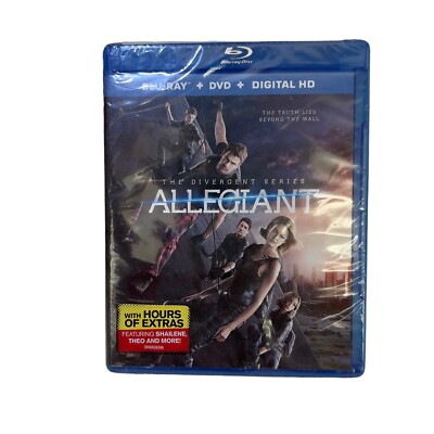 The Divergent Series 2016 Allegiant Blu-Ray DVD Digital HD NEW Sealed ...