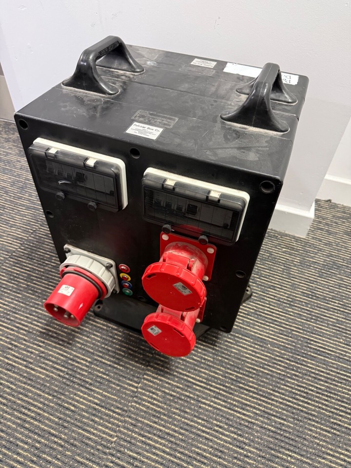 Rubberbox Power Distribution Box: 63A 3-phase, 63A single-phase, 125A 3 ...