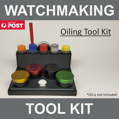 Moebius Watch Oil Tool Kit | Watchmaking Oil Tray | Watch Oil Kit ...