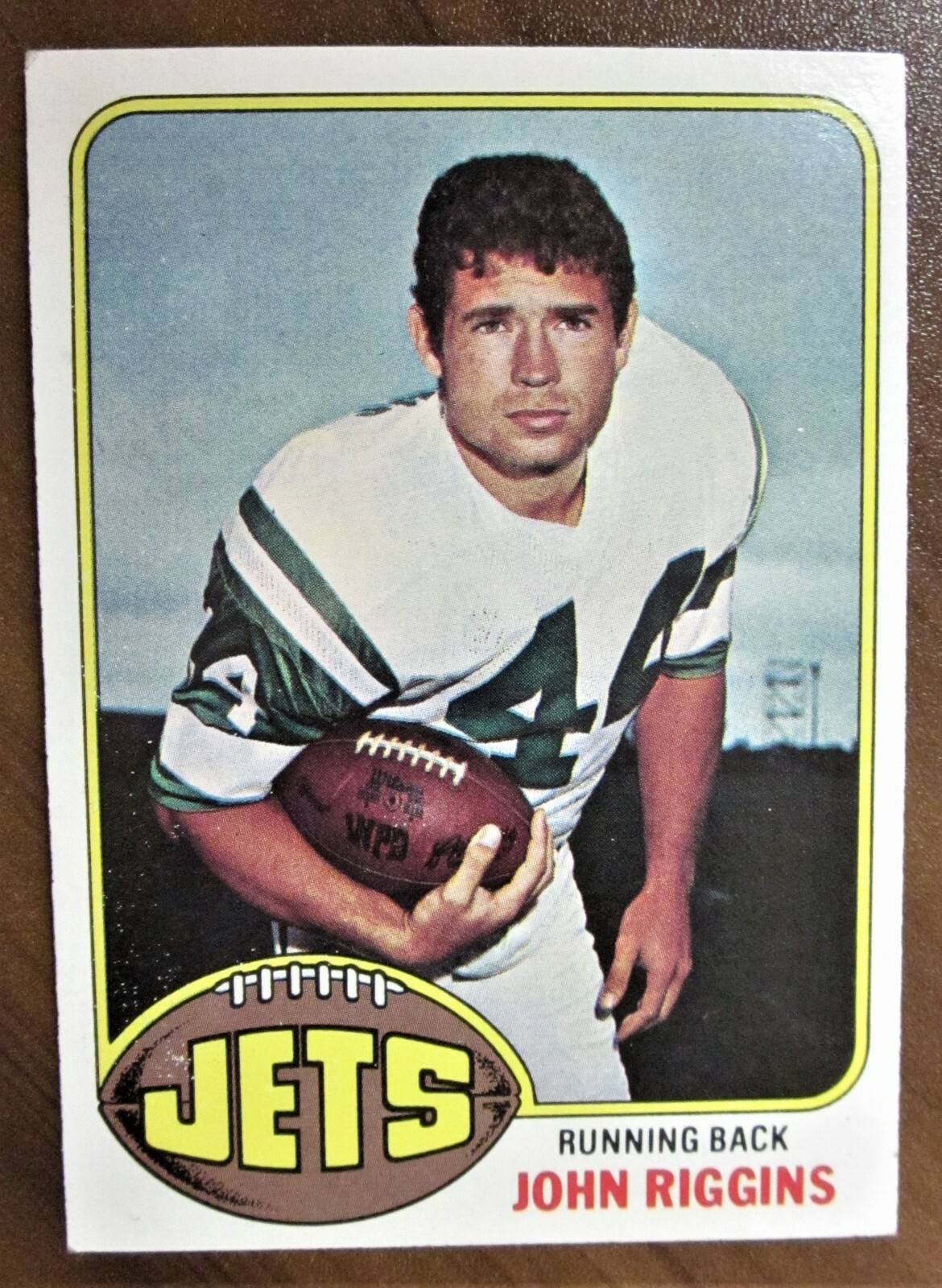 1976 Topps Football HOF JOHN RIGGINS Card #305 NM/MT ~ NEW YORK JETS(J8 ...