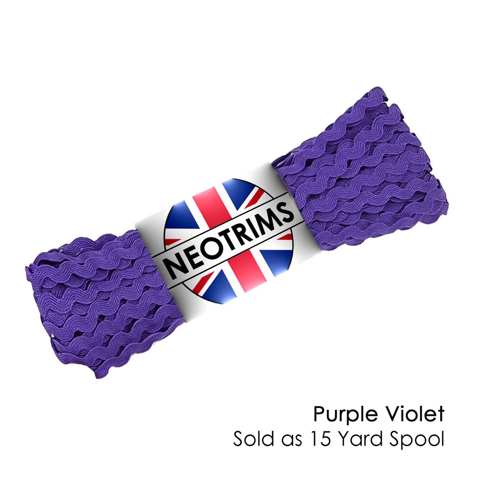 Rik Rak Ribbon,6mm Width Sewing Ric Rac Trimming,15 yards Braid Reel,28 ...