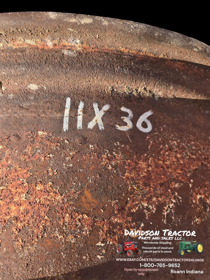 11x36 8 loop rear tractor rim fits ford massey ferguson and may other ...