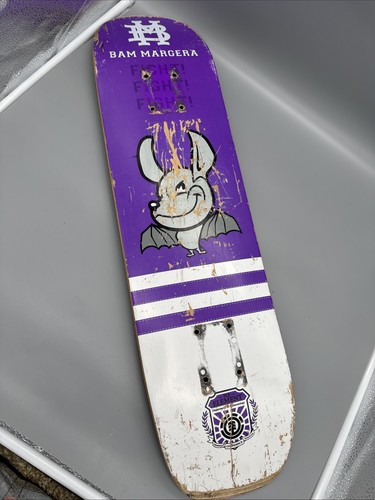 Bam Margera FIGHT! Element Skateboard deck Vintage Used | eBay