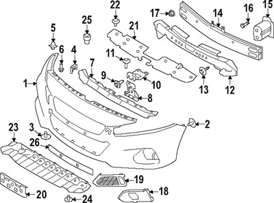 Genuine Nissan Impact Bar 62030-6CA0A | eBay