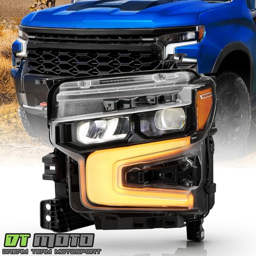 For 2022-2024 Silverado 1500 LT Trail Boss/RST Black Bezel LED ...