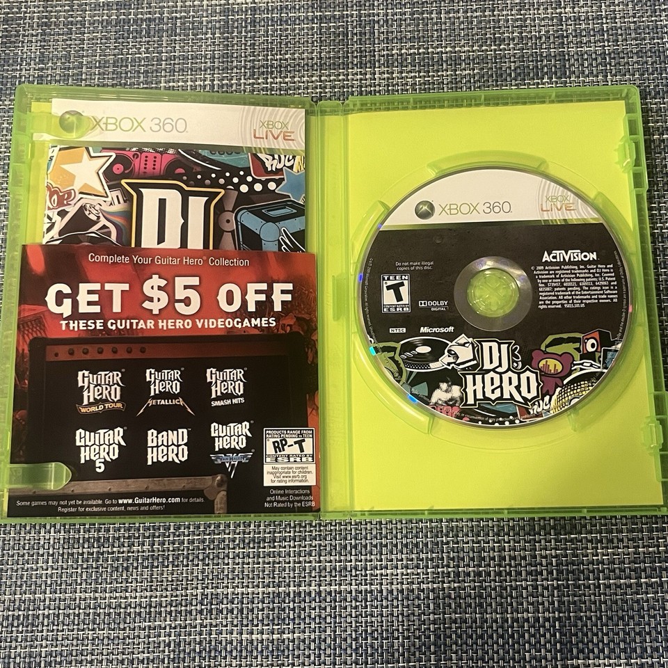 DJ Hero game only - Microsoft Xbox 360 Authentic Tested Game | eBay