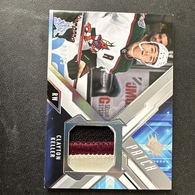 2021-22 SPx - Jersey Patch #J-CK Clayton Keller /25 (MEM) Tri-color ...