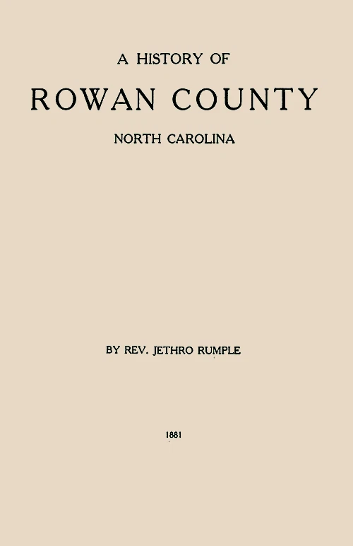 Rowan County History