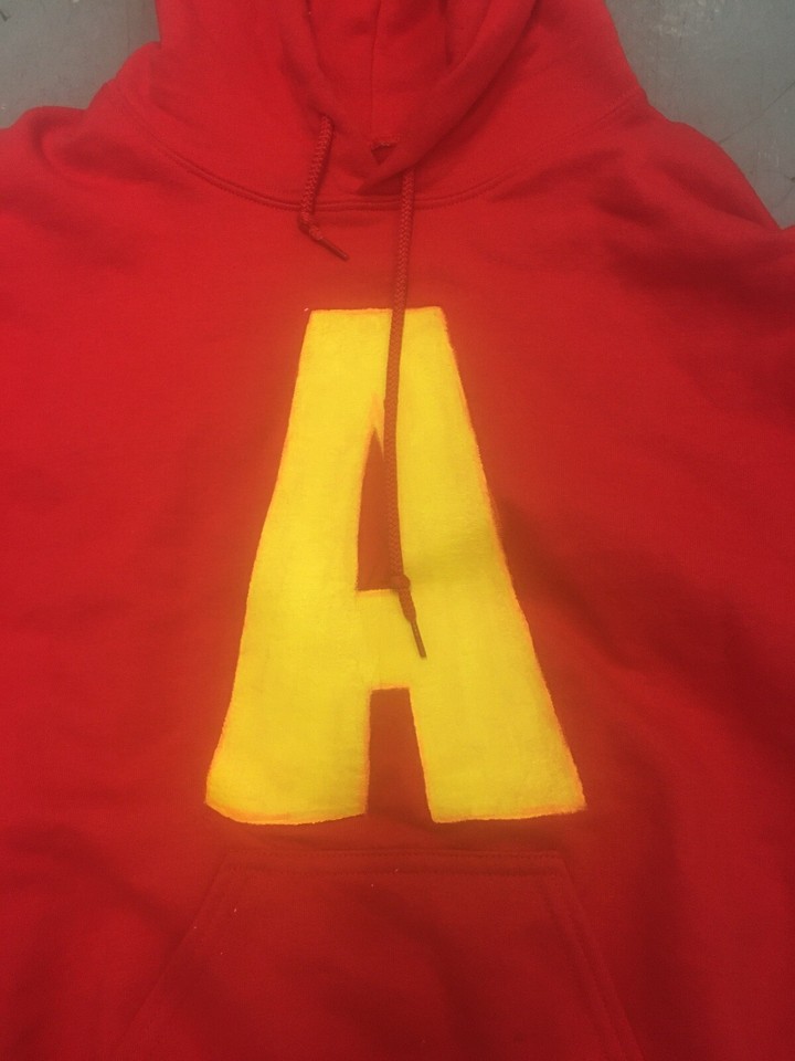 Sweatshirt Mens Medium Vintage Red Alvin & The Chipmunks Hoodie | eBay