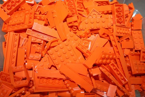 Lego ® 100 orange Steine - orange - Fliesen, Basic, Platten orange | eBay