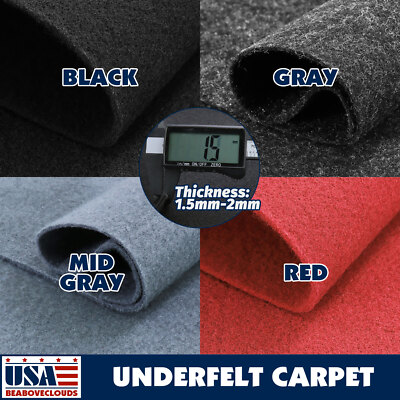 Car Floor Mat Universal Carpet Underfelt Upholstery Auto Underlay Cover Renovate | eBay