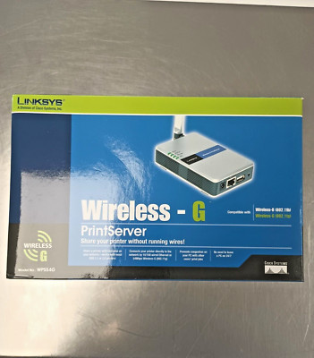 LINKSYS (WPS54G) WIRELESS-G PRINT SERVER | eBay
